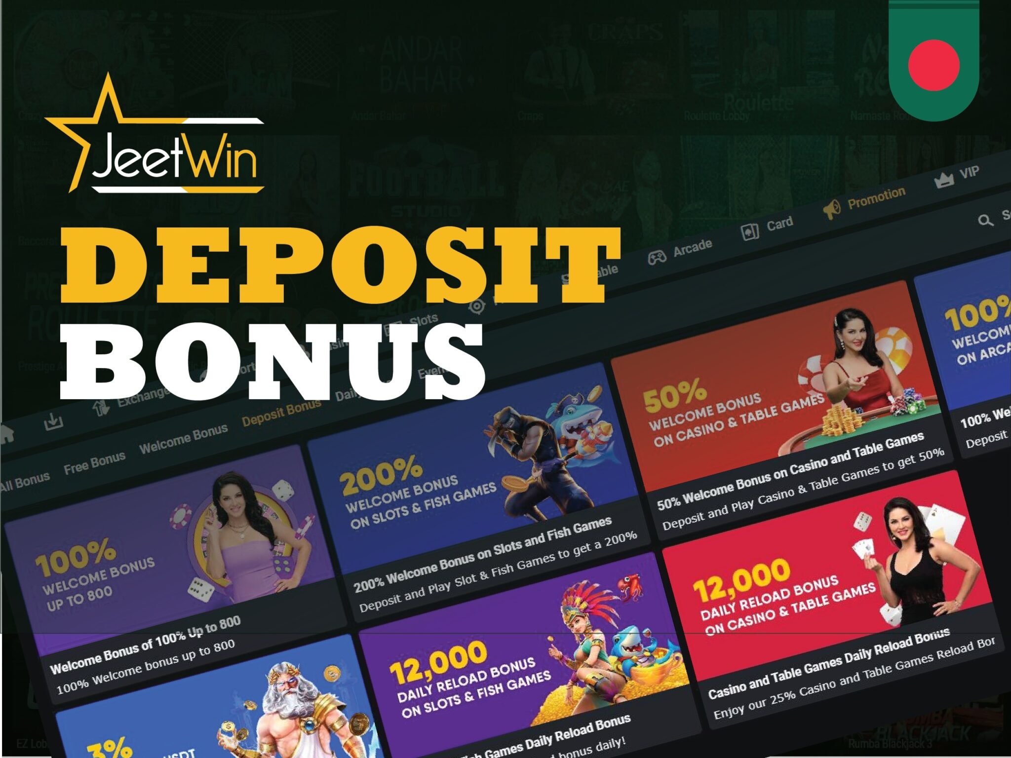 Jeetwin Bangladesh : Casino and Sports Betting Online 2025