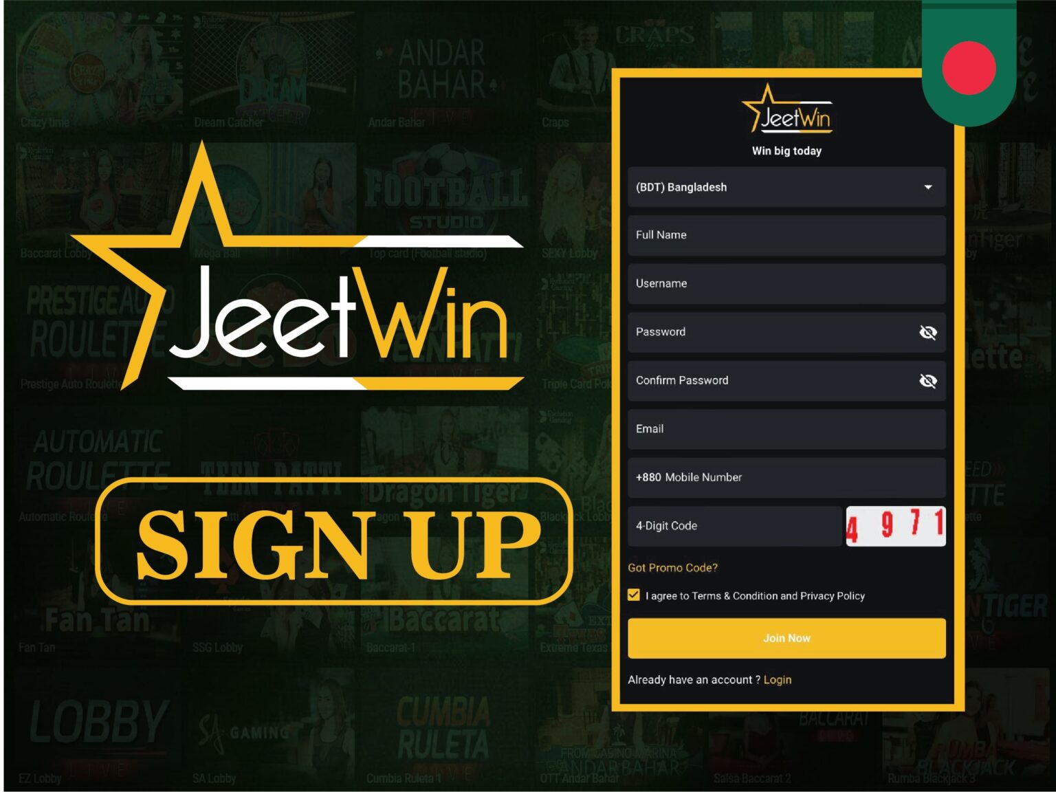 Jeetwin Bangladesh : Casino and Sports Betting Online 2025